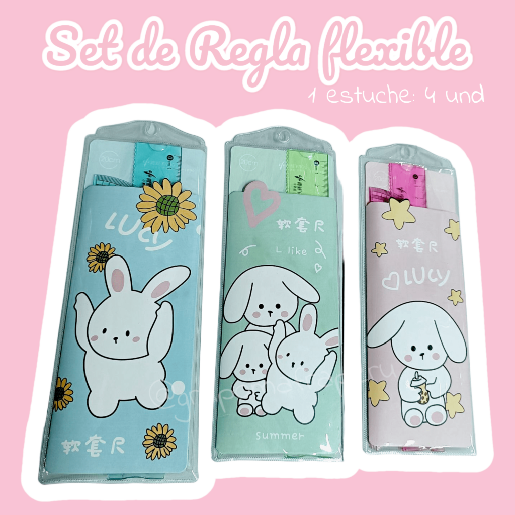 Regla Flexible Kawaii – ESTACIÓN KAWAII