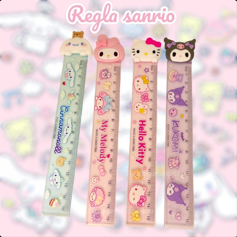 Regla Sanrio 15 cm – ESTACIÓN KAWAII