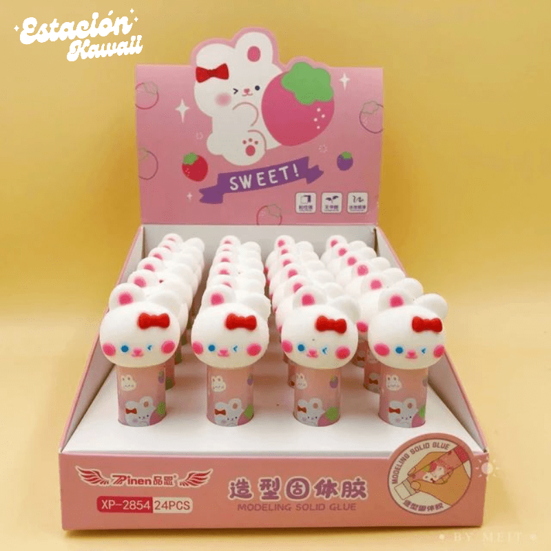 Goma en Barra patito con lentes – ESTACIÓN KAWAII