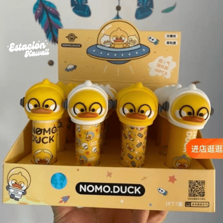 Goma en Barra patito con lentes – ESTACIÓN KAWAII